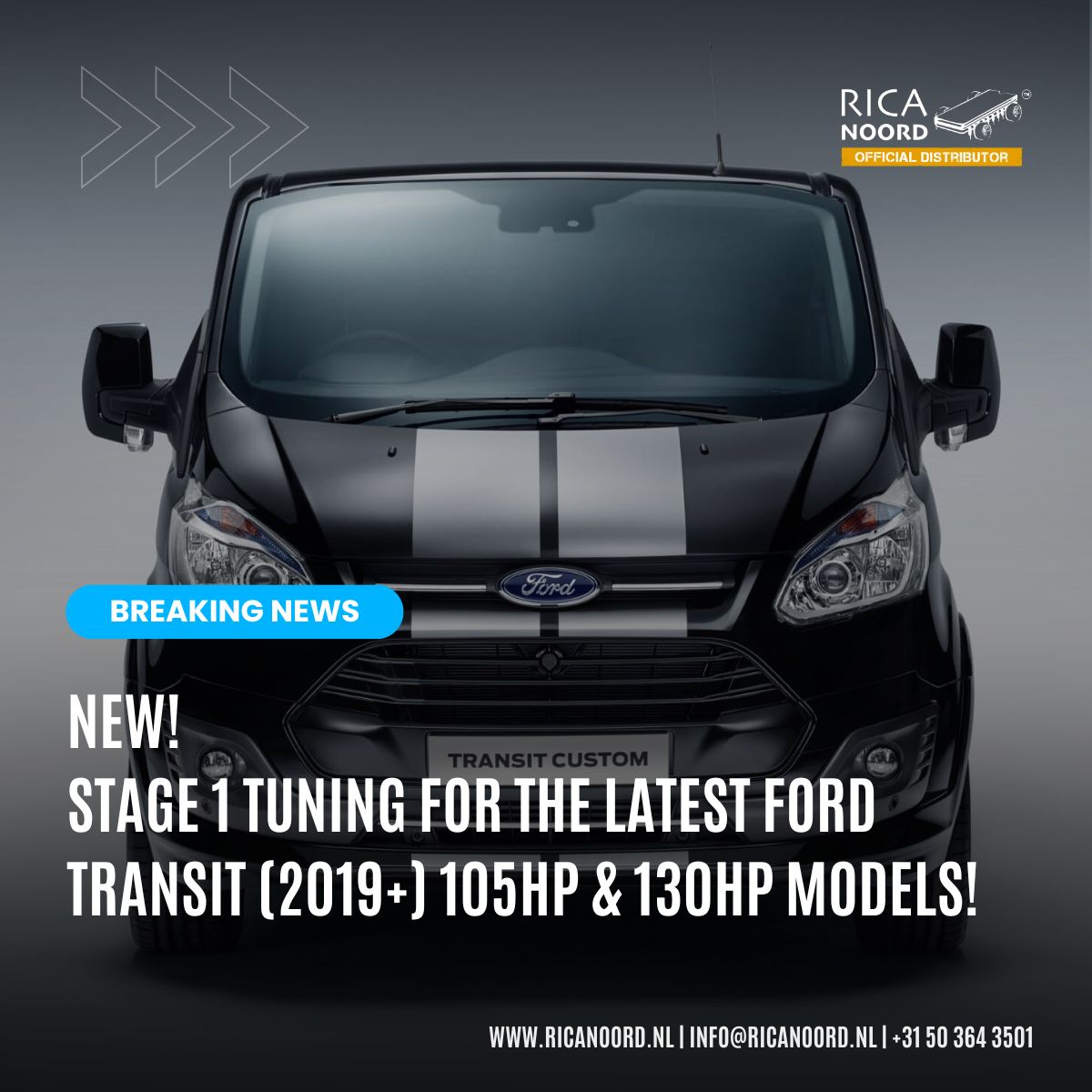 NEW: Ford Transit 2019+ tuning - Rica Noord Chiptuning